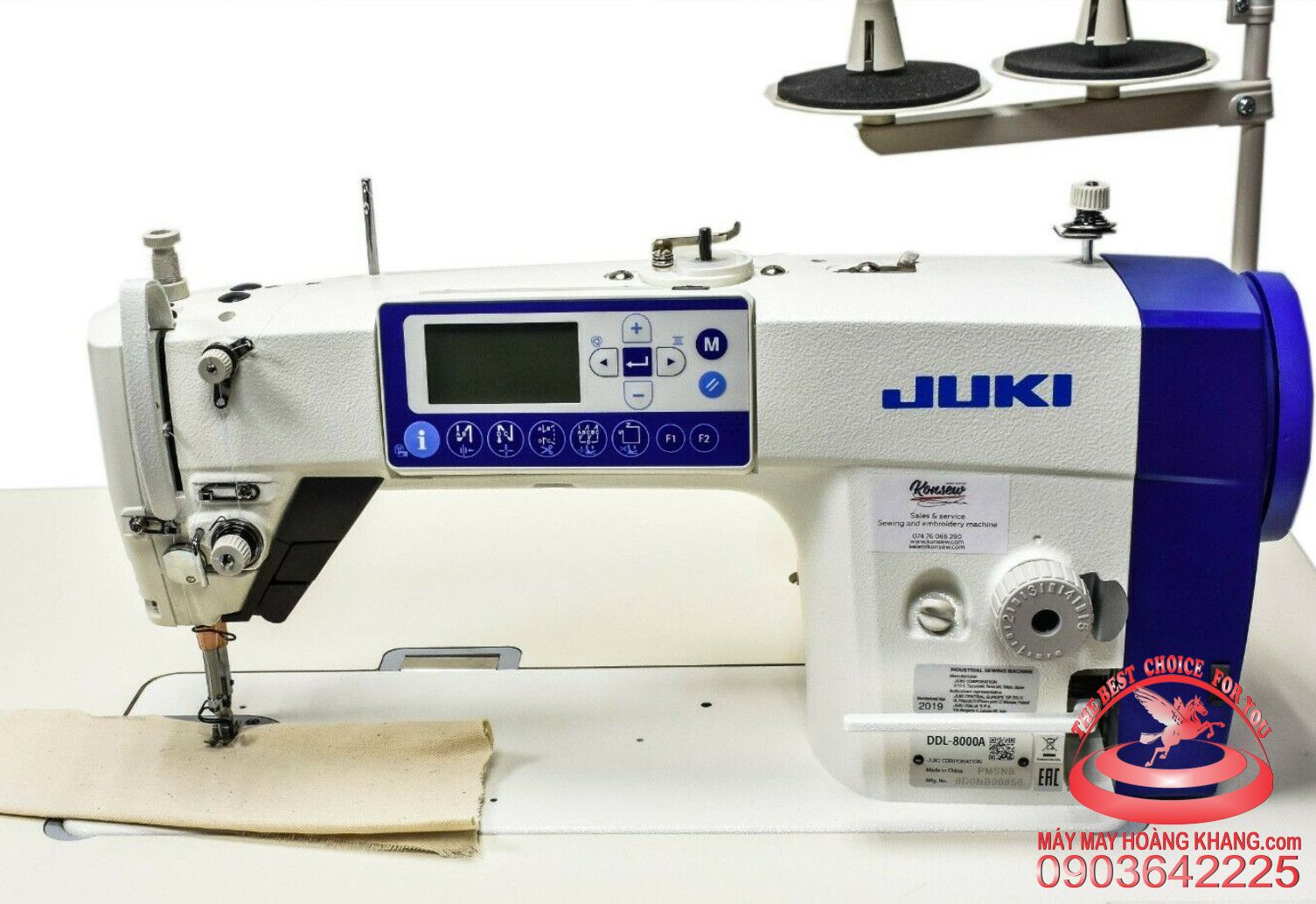 Máy may 1 kim điện tử nâng chân vịt tự động JUKI DDL-8000ASMS | maymayhoangkhang.com | 0903642225